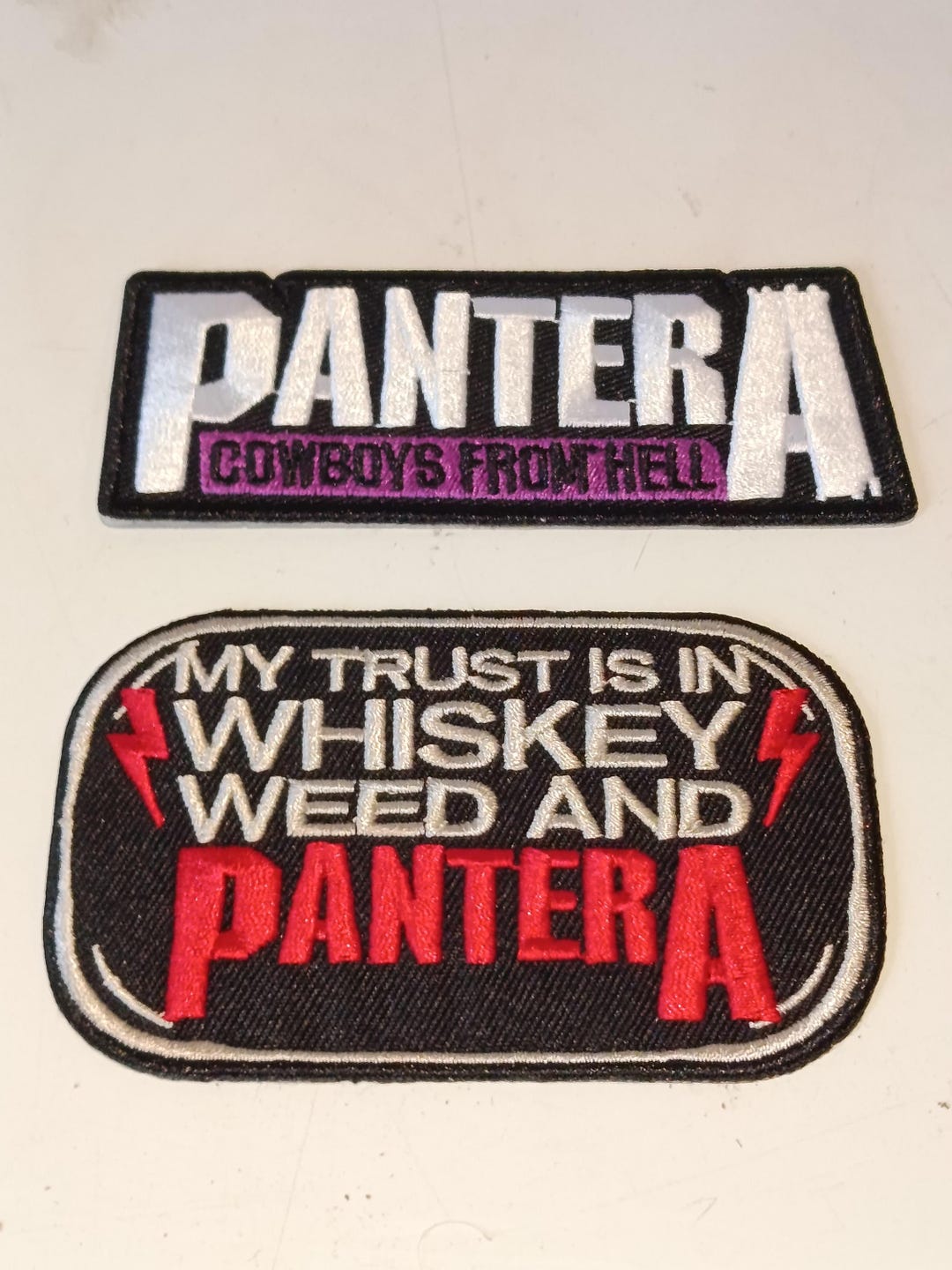 Lot of 2 Pantera Patches - Groove Metal Patches - Metal Patches ...