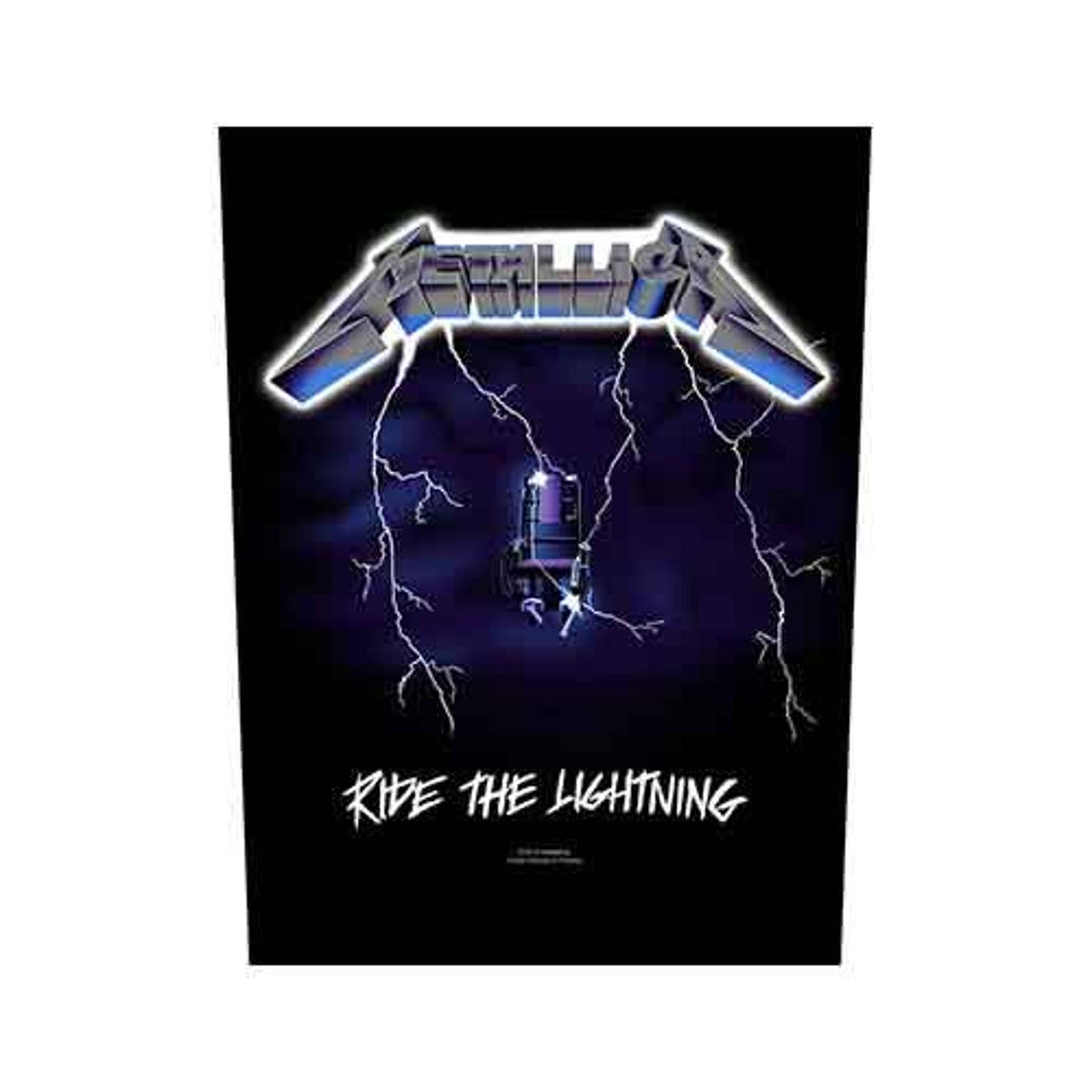 Ride the Lightning - Metallica - Metallica Back Patch - Ride the ...