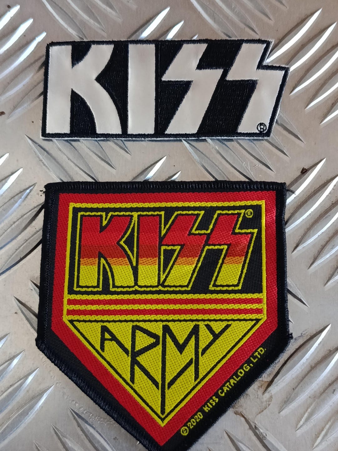 Lot of 2 KISS Patches - Kiss - Kiss Patches - Heavy Metal Patches ...