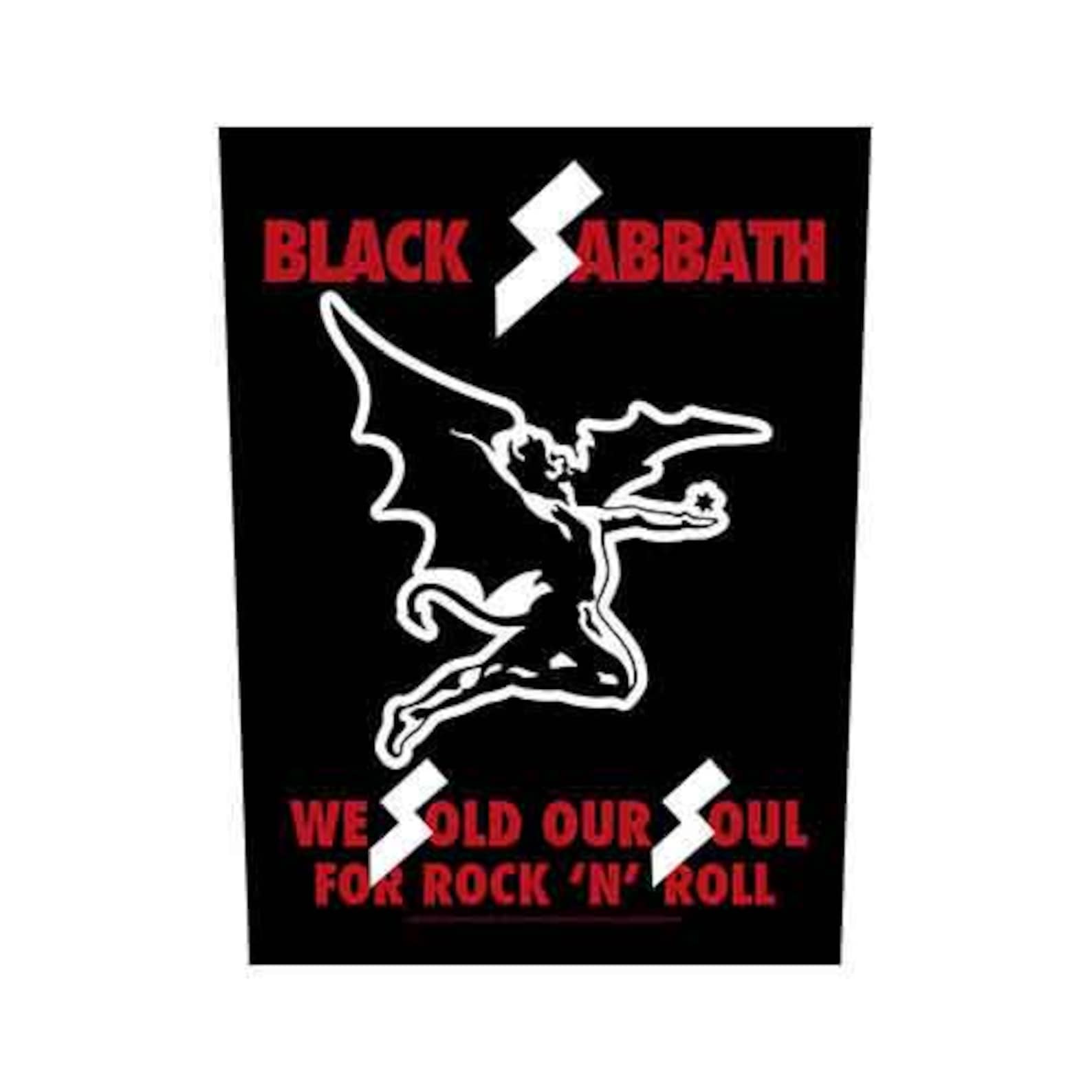 Black Sabbath - Black Sabbath Back Patch - We Sold Our Souls Back Patch ...