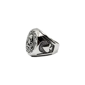 Acd of Spades - Ace of Spades Ring - Poker Ring - Biker Ring - Etsy