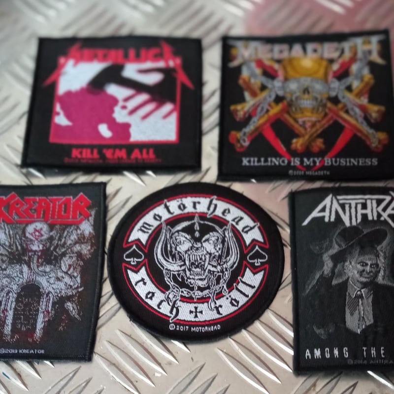 Metallica Patches - Etsy