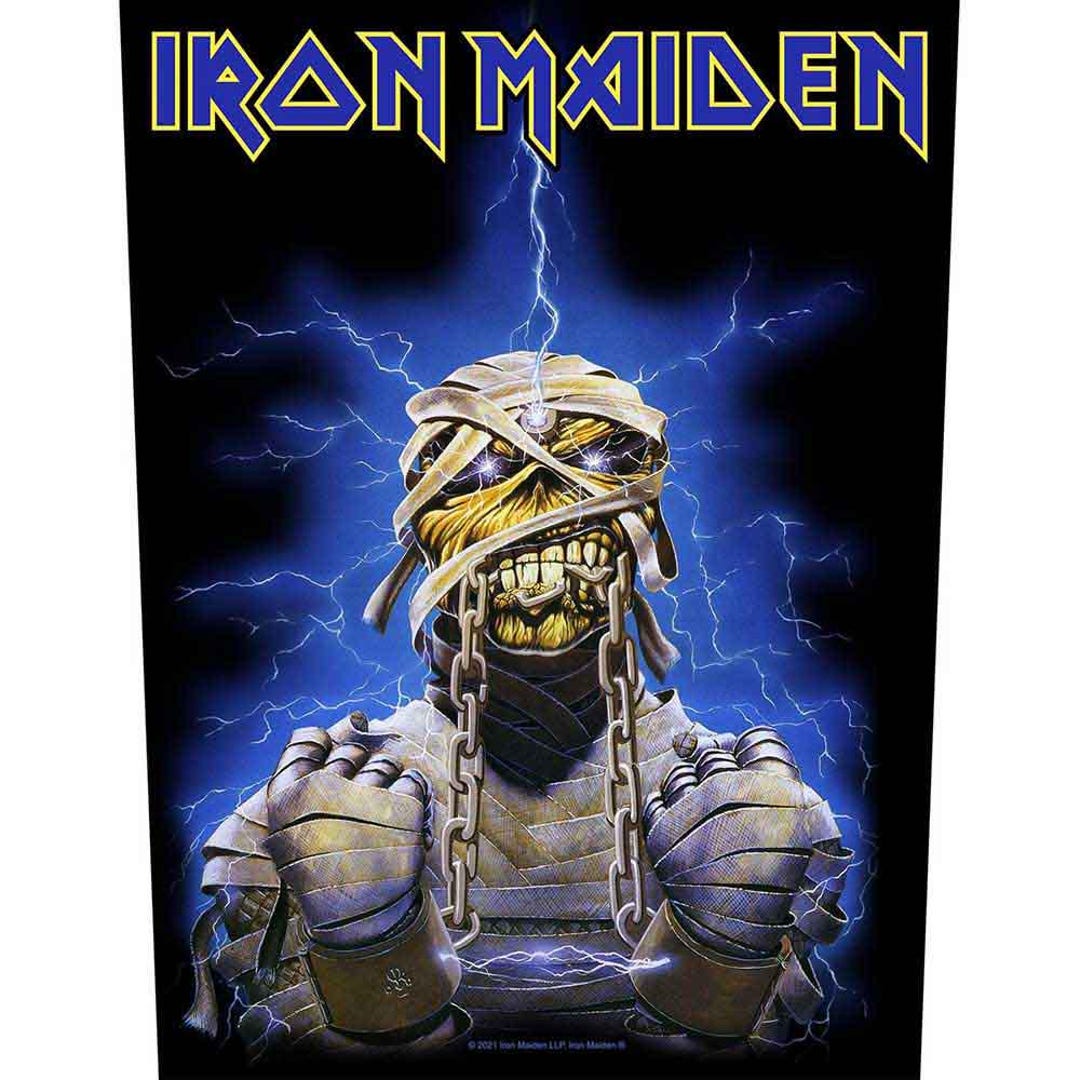 Iron Maiden - Iron Maiden Back Patch - Powerslave Back Patch - Powerslave Patch - Rockofftrade ...
