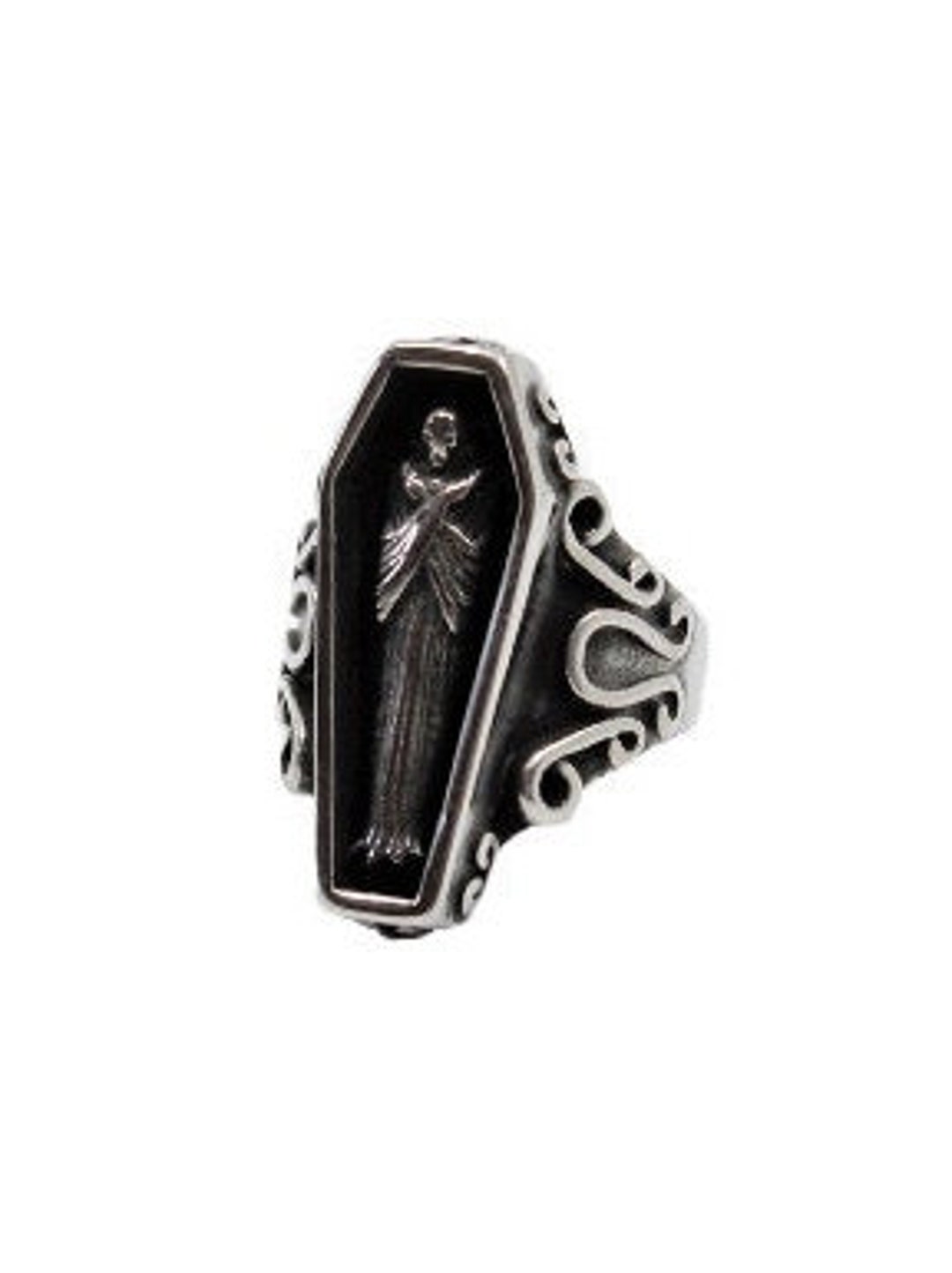 Nosferatu Coffin Ring - Coffin Ring - Vampire Ring - Goth Ring - Gothic ...