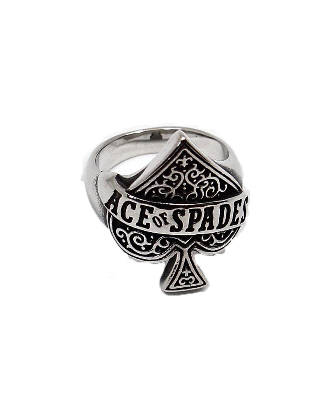 Ace of Spades Ring - Ace of Spades - Ace of Spades Jewellery - Biker ...