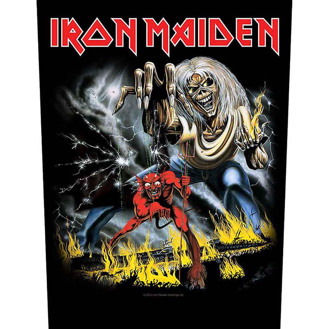 Iron Maiden - Iron Maiden Back Patch - Number of the Beast - Number of the Beast Back Patch ...