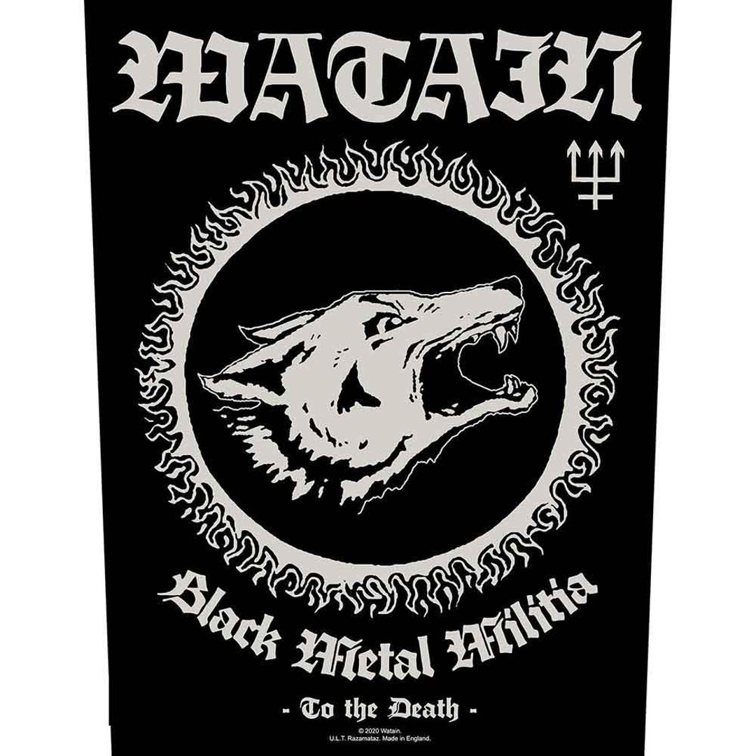 Watain - Watain Back Patch - Watain Black Metal Militia - Black Metal ...