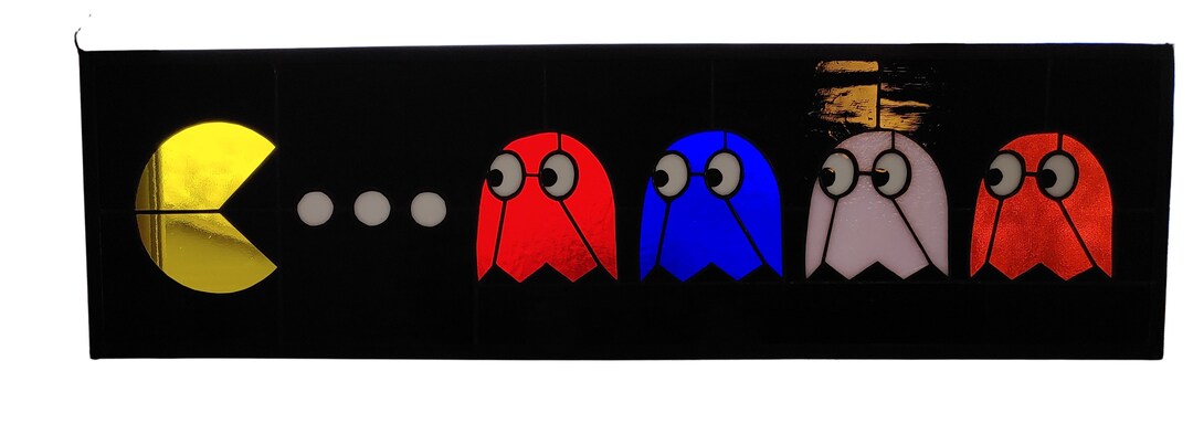 Video Game Inspired Stained Glass Panel (made to Order) - Etsy