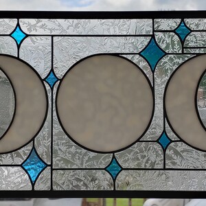 Moon Phase Stained Glass made to Order - Etsy