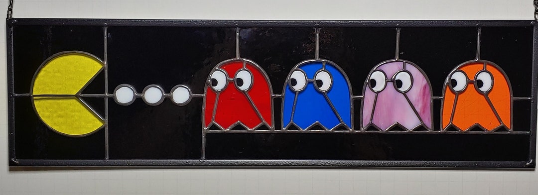 Video Game Inspired Stained Glass Panel made to Order - Etsy