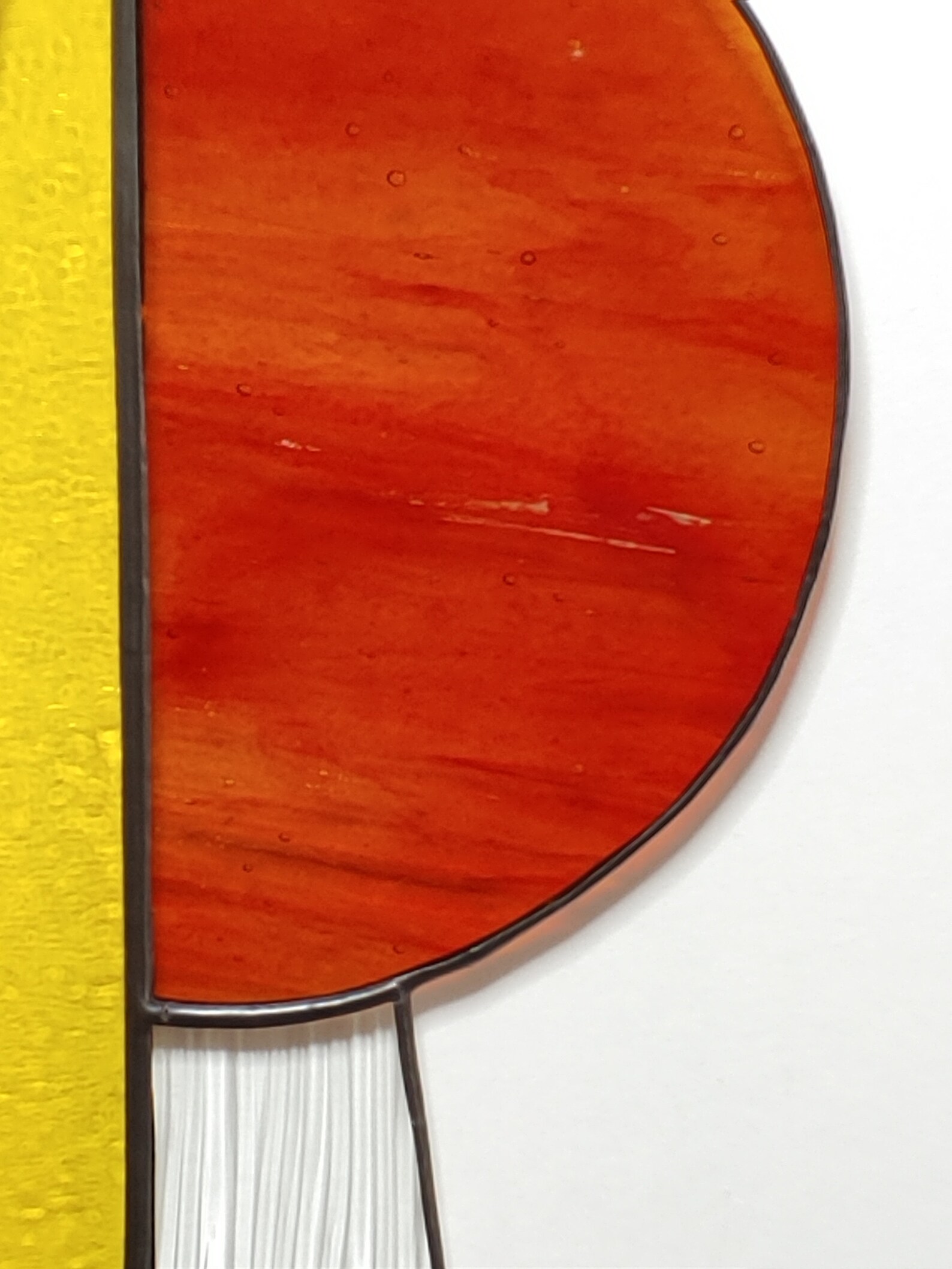 Abstract Sun Stained Glass Suncatcher made to Order - Etsy