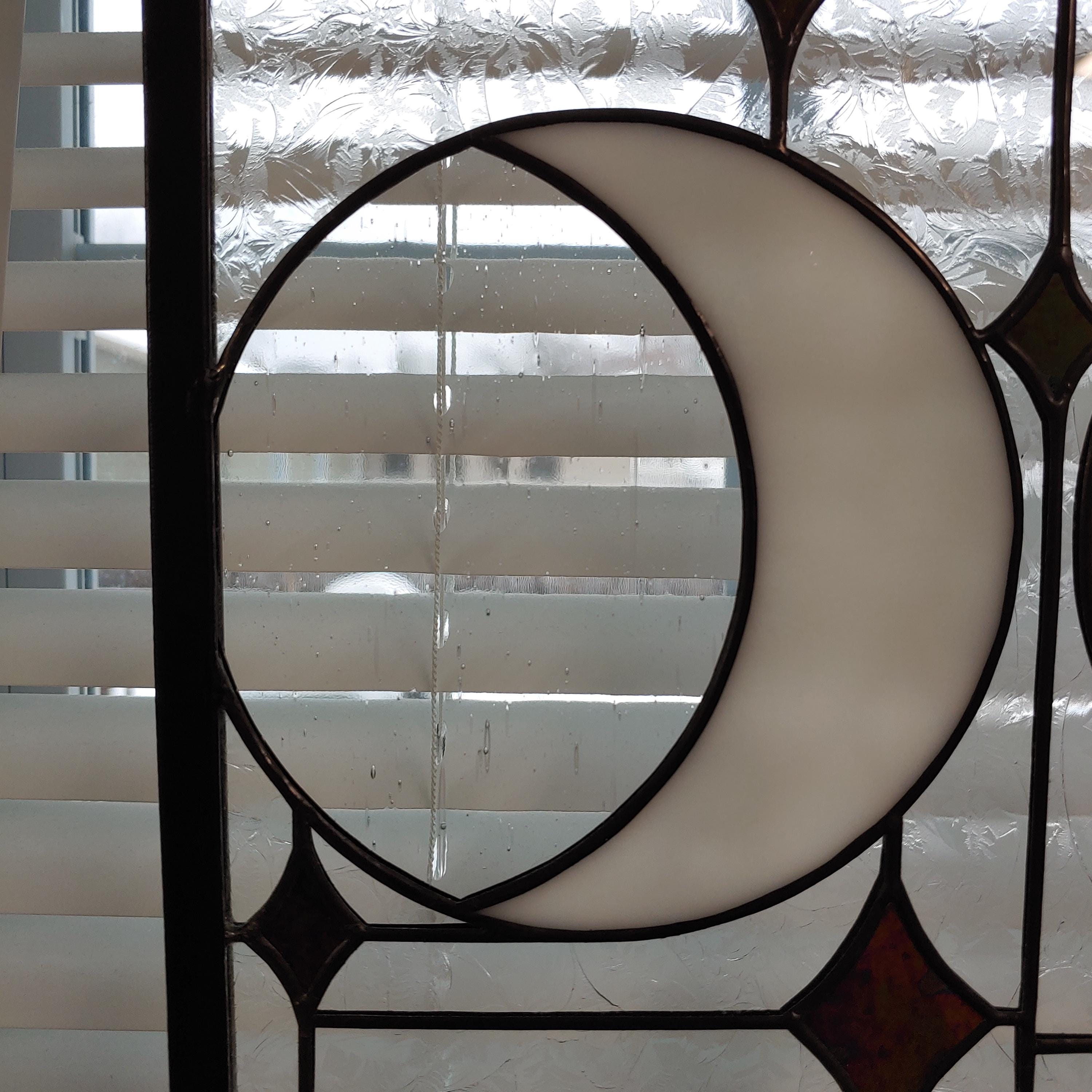 Moon Phase Stained Glass (made to Order) - Etsy