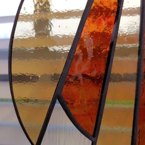 Abstract Sun Stained Glass Suncatcher - Etsy