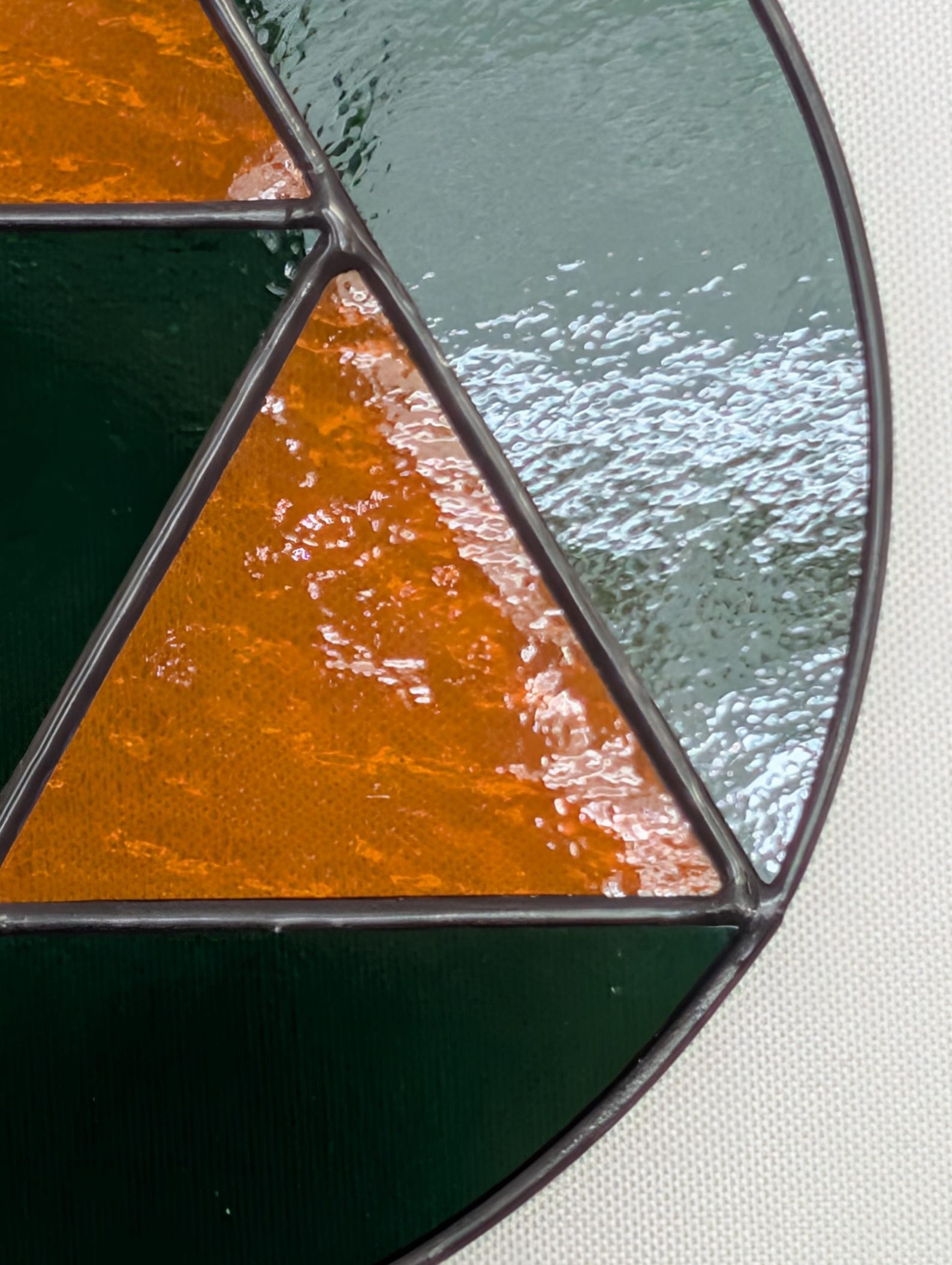 Tri-force Stained Glass Suncatcher (made to Order) - Etsy