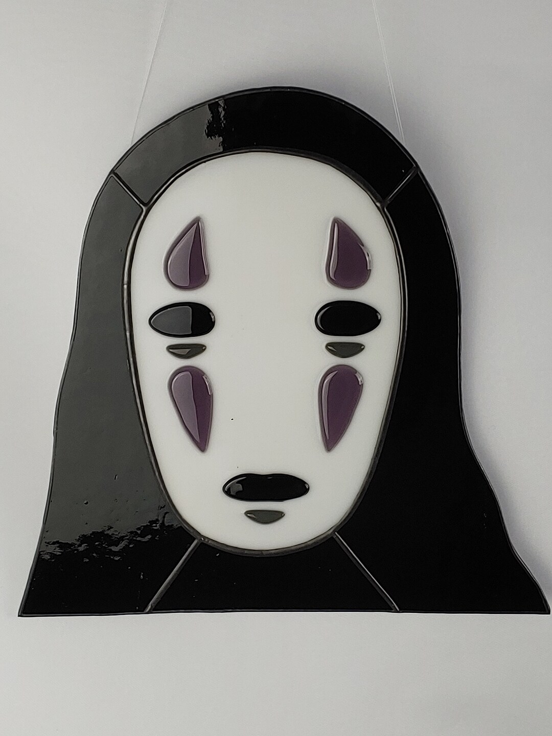 Faceless Ghost Inspired Stained Glass made to Order - Etsy