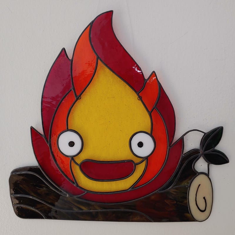 Stained Glass Fireplace - Etsy