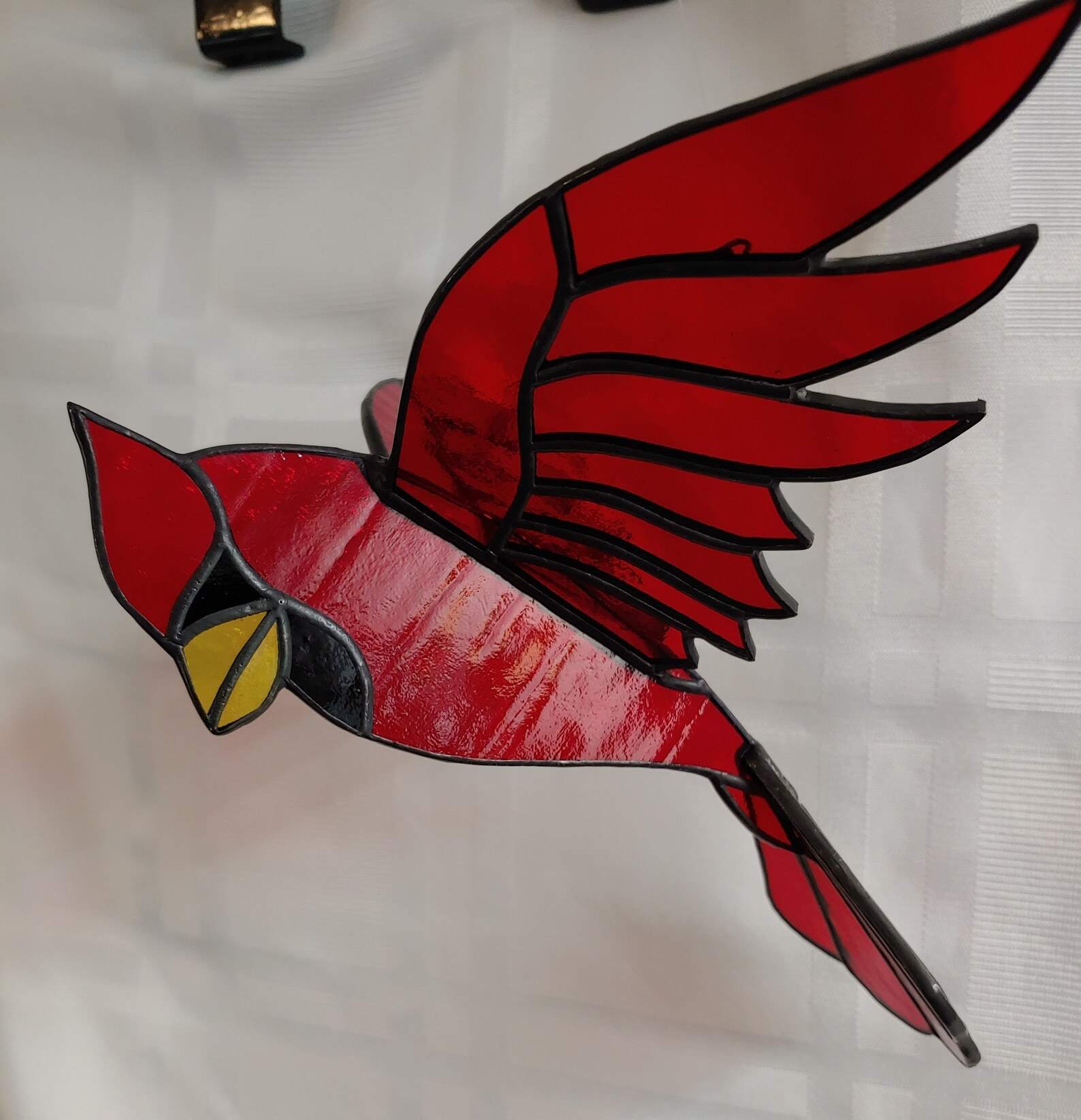 Stained Glass 3D Cardinal Suncatcher - Etsy