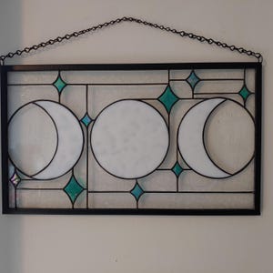 Moon Phase Stained Glass (made to Order) - Etsy