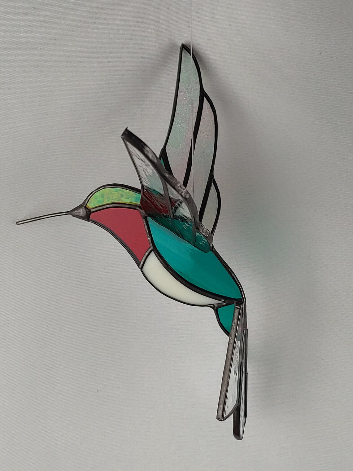 Stained Glass 3D Hummingbird Suncatcher - Etsy