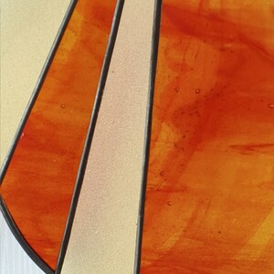 Abstract Sun Stained Glass Suncatcher | Etsy