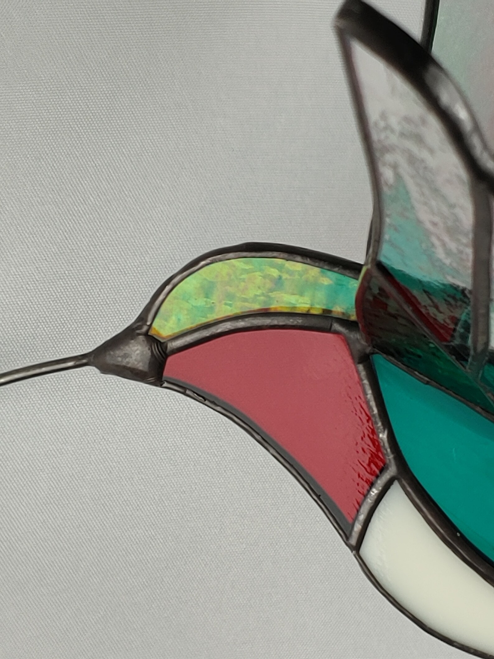 Stained Glass 3D Hummingbird Suncatcher - Etsy