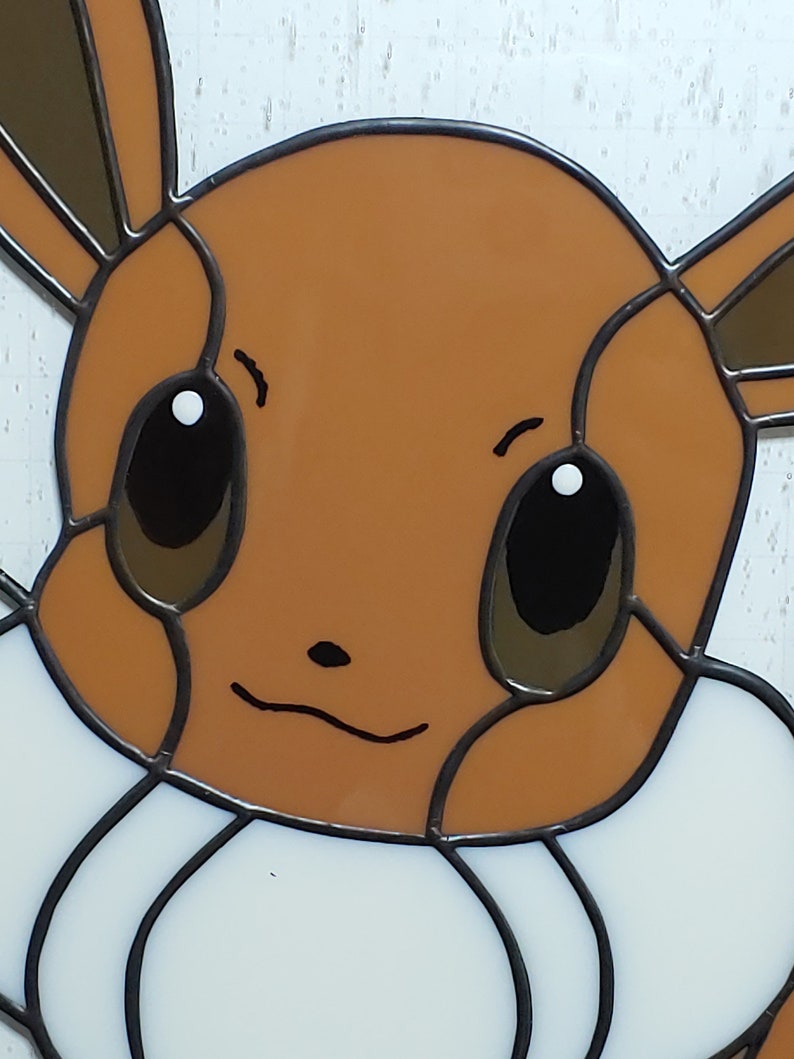 Fennec Fox Inspired Stained Glass Panel made to Order - Etsy