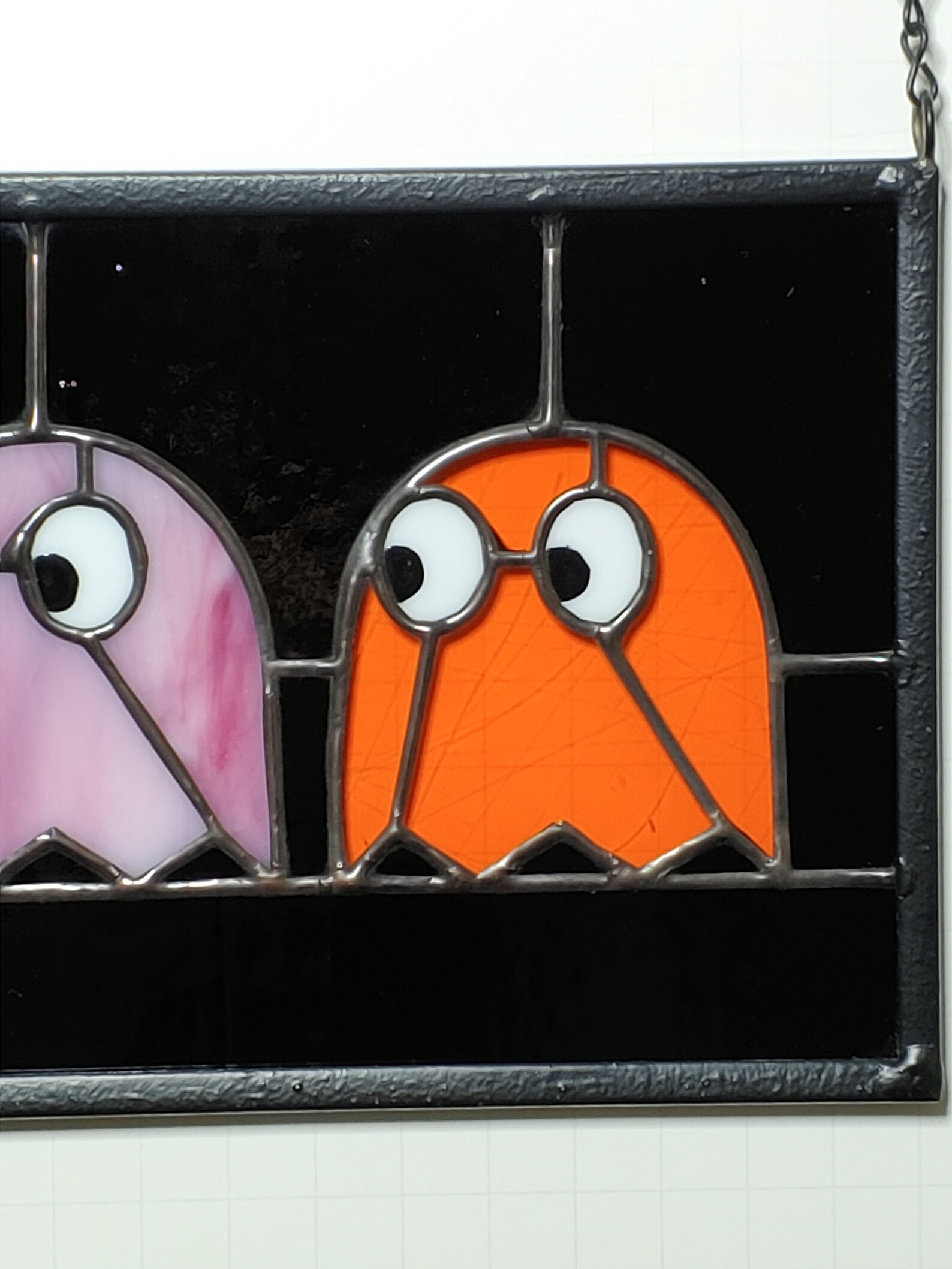 Video Game Inspired Stained Glass Panel - Etsy