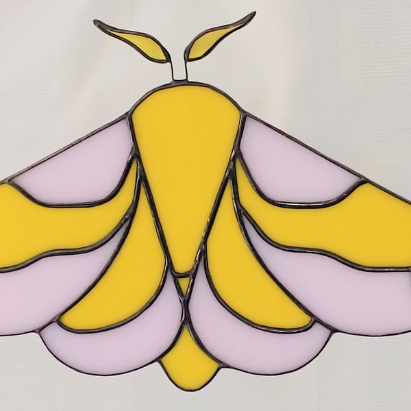 Stained Glass Moth - Etsy