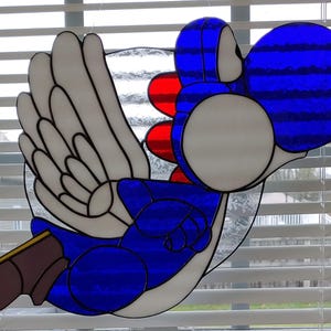 Winged Dino Stained Glass Suncatcher - Fan Art (made to Order) - Etsy