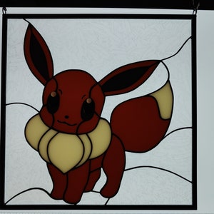 Fennec Fox Inspired Stained Glass Panel (made to Order) - Etsy