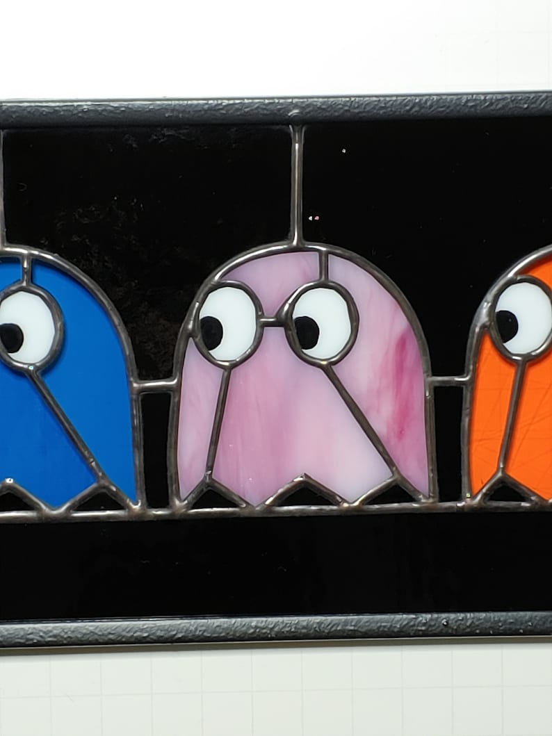 Video Game Inspired Stained Glass Panel - Etsy