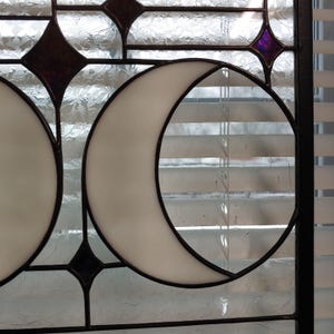 Moon Phase Stained Glass (made to Order) - Etsy