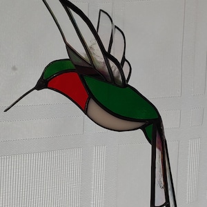 Stained Glass 3D Hummingbird Suncatcher (made to Order) - Etsy