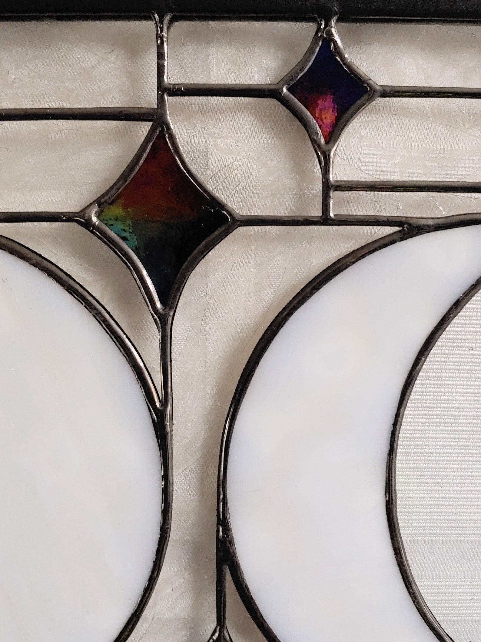 Moon Phase Stained Glass made to Order - Etsy