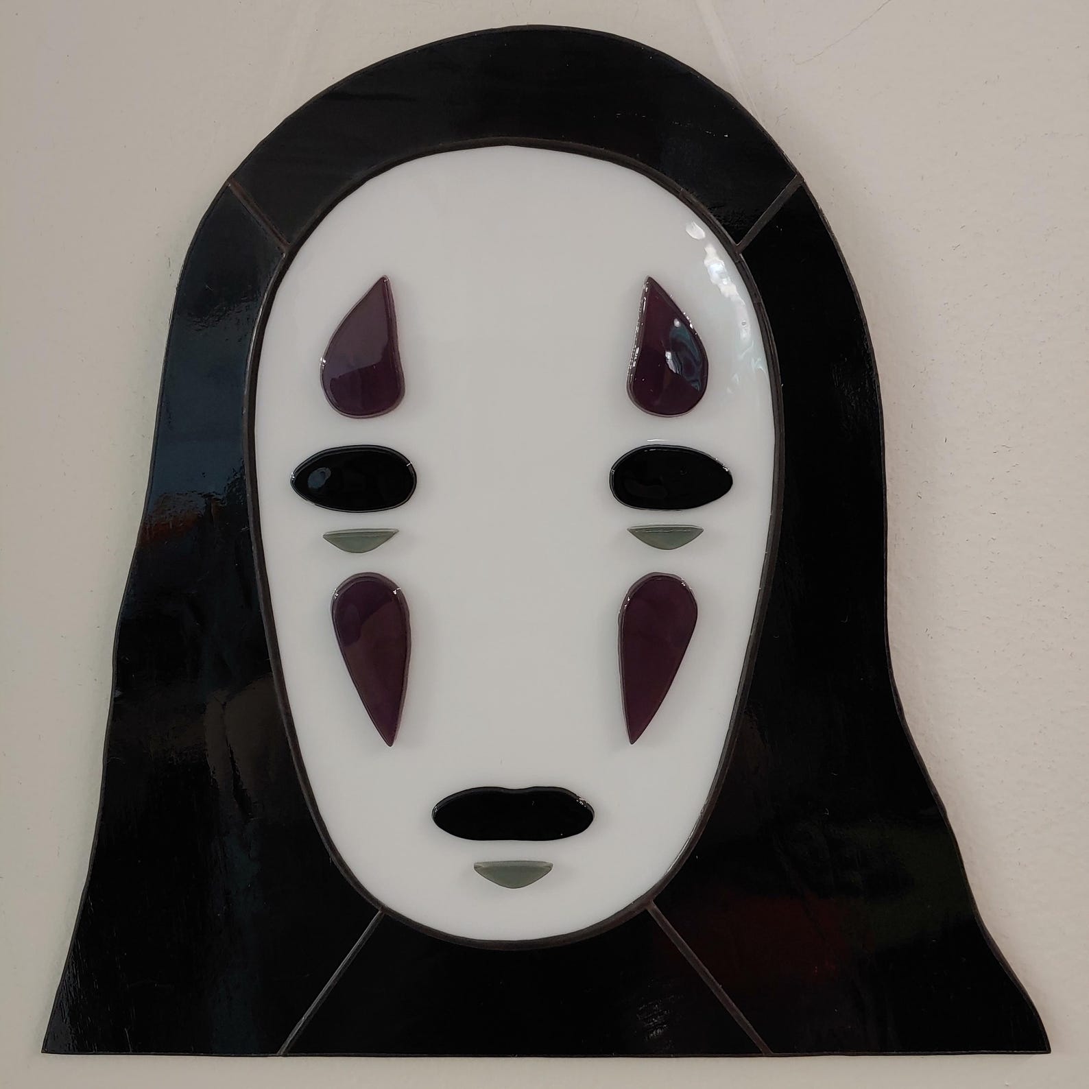 Faceless Ghost Inspired Stained Glass - Etsy
