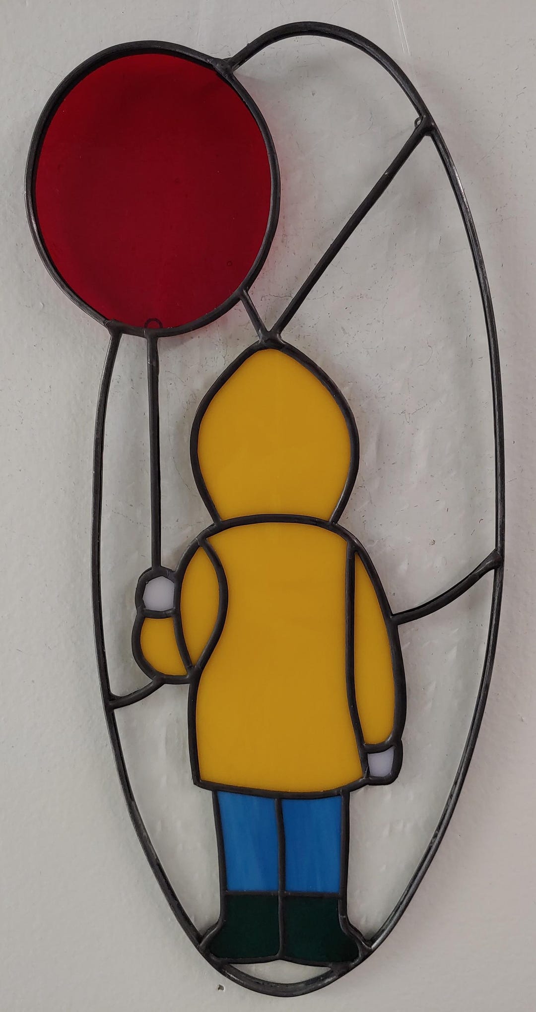 Georgie Boy Stained Glass Suncatcher Fan Based (made to Order) - Etsy