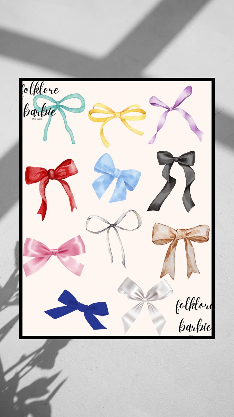 Taylor Swift Inspired Digital Bow Print. Taylor Swift Bow Digital Print ...