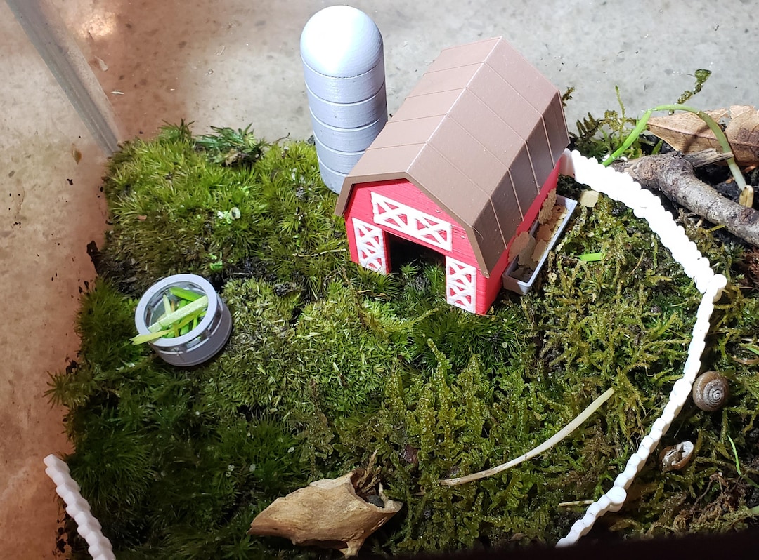 Farm Set for Isopods & Insects - Hide and Feeders - Functional ...