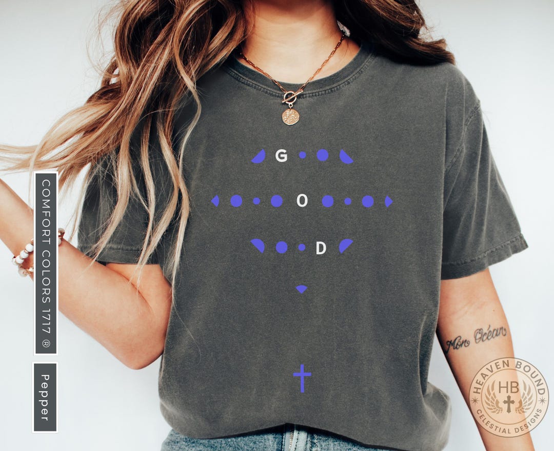 Minimalist Cross Graphic Tee: Comfort Colors Christian T-shirt - Etsy