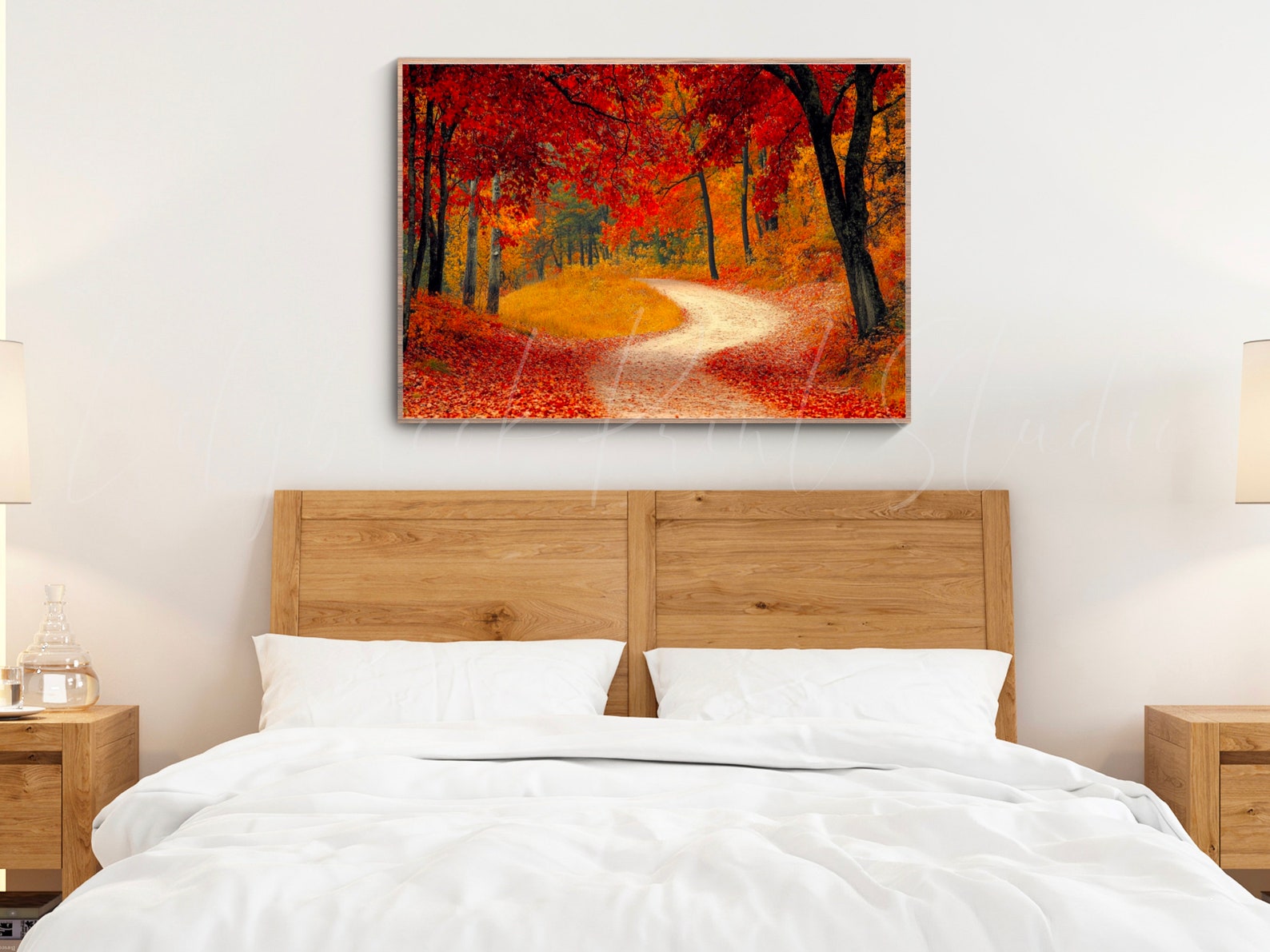 Fall Printable Wall Art, Fall Landscape Oil Painting, Autumn Prints ...