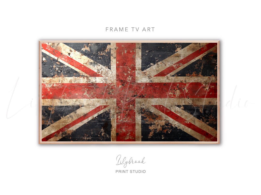 Union Jack Frame Tv Art Samsung Frame Tv Art Union Jack Vintage Art for ...