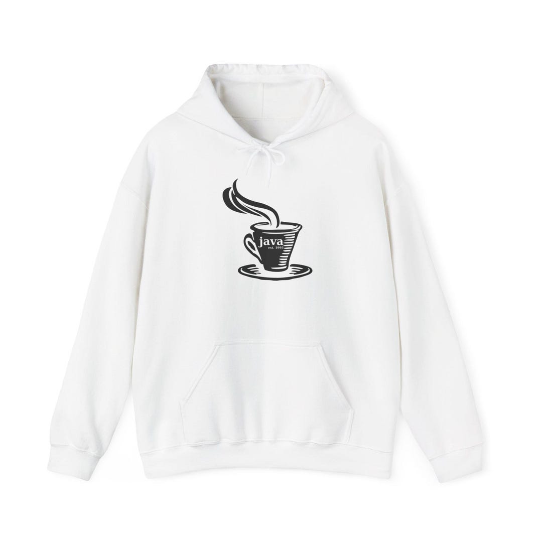 Java Programmer Enthusiasts Hoodie, Unisex Sweatshirt With Java Est 1995 Logo, Coding Gift ...