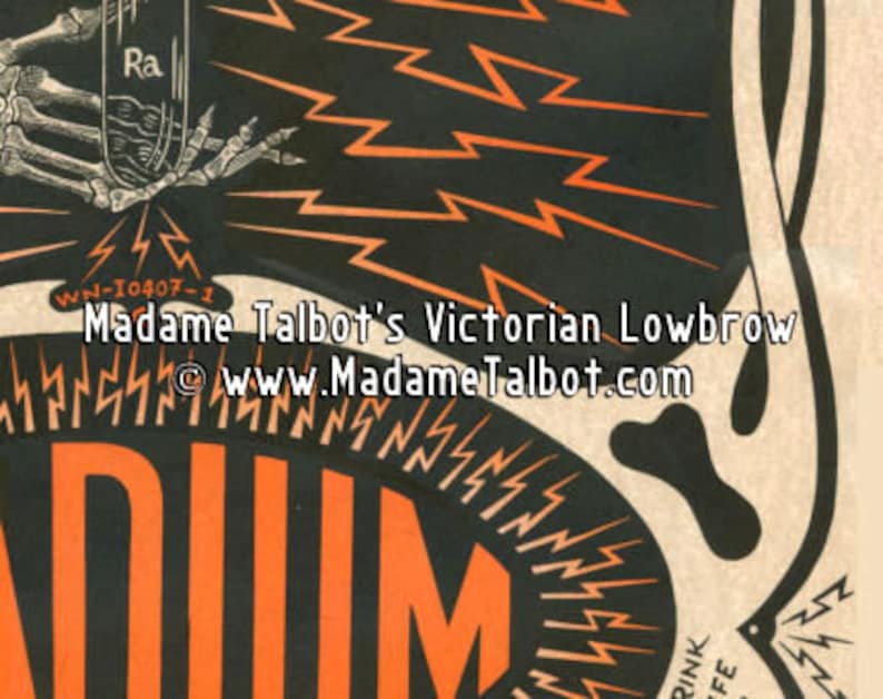 Liquid Sunshine Radium Poster Hand Illustrated and Designed by Madame ...