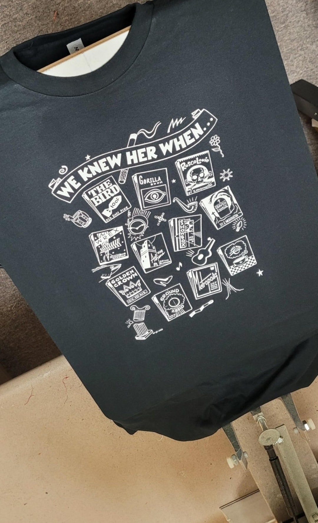 Seattle Punk Rock 1970s 1980s Art Music Scene T-shirt Tee Shirt - Etsy