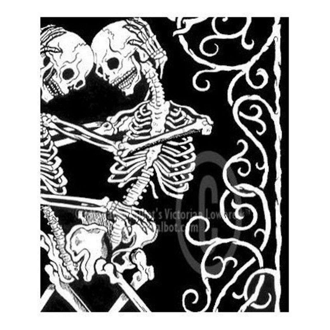 Madame Talbot's Victorian Lowbrow Till Death Do Us Part - Etsy