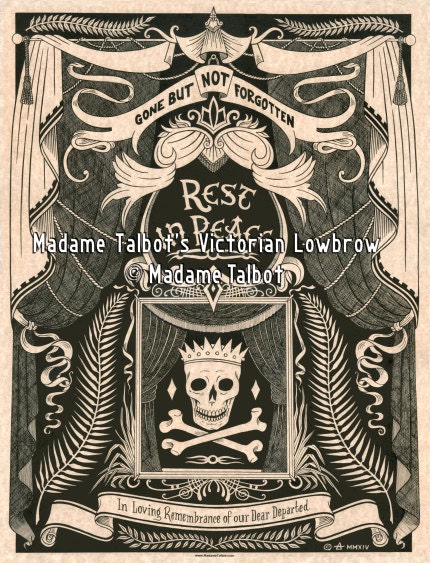 Lithographs Art & Collectibles Undertaker Cabinet Poster Dismal Trader ...