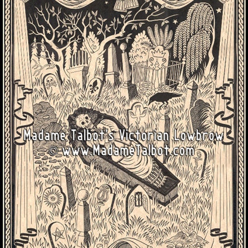 Vampire Garden Mercy Brown Poster Madame Talbot's - Etsy