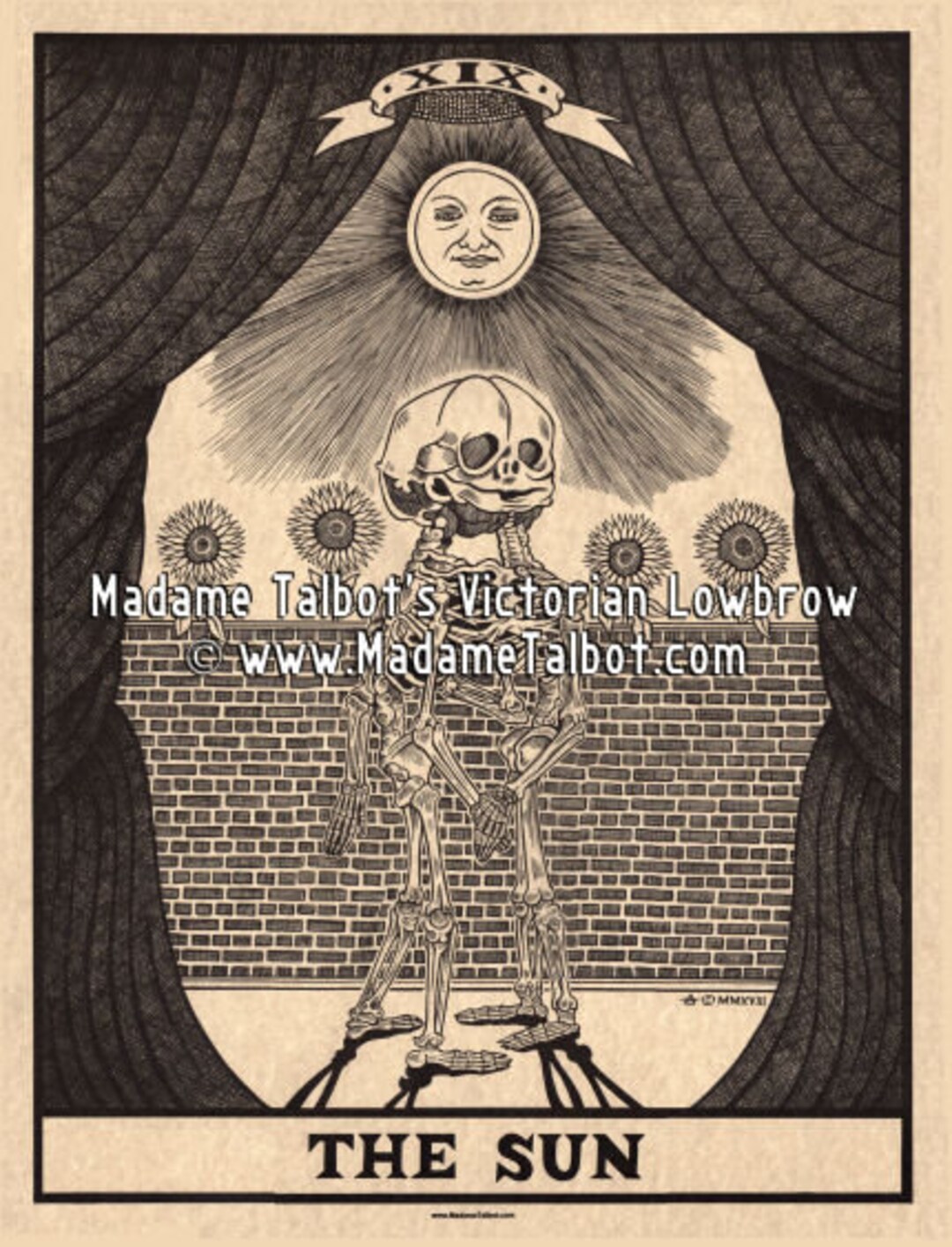The Tarot Sun Poster by Madame Talbot - Etsy