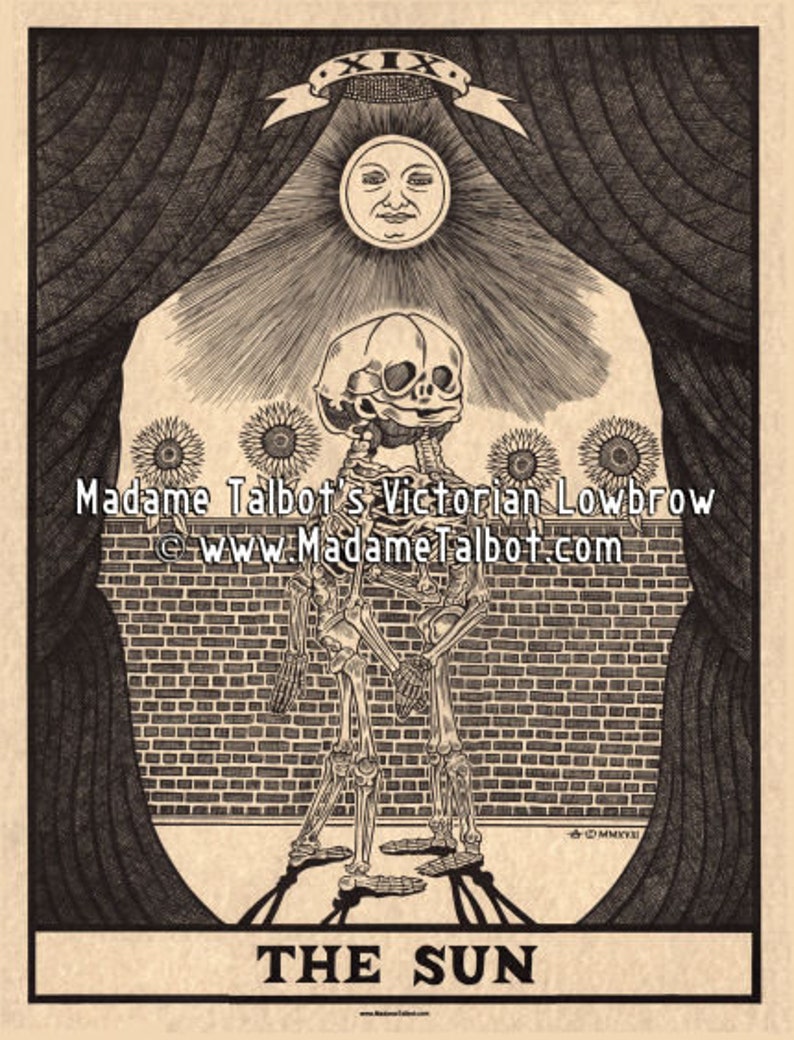 The Tarot Sun Poster by Madame Talbot - Etsy
