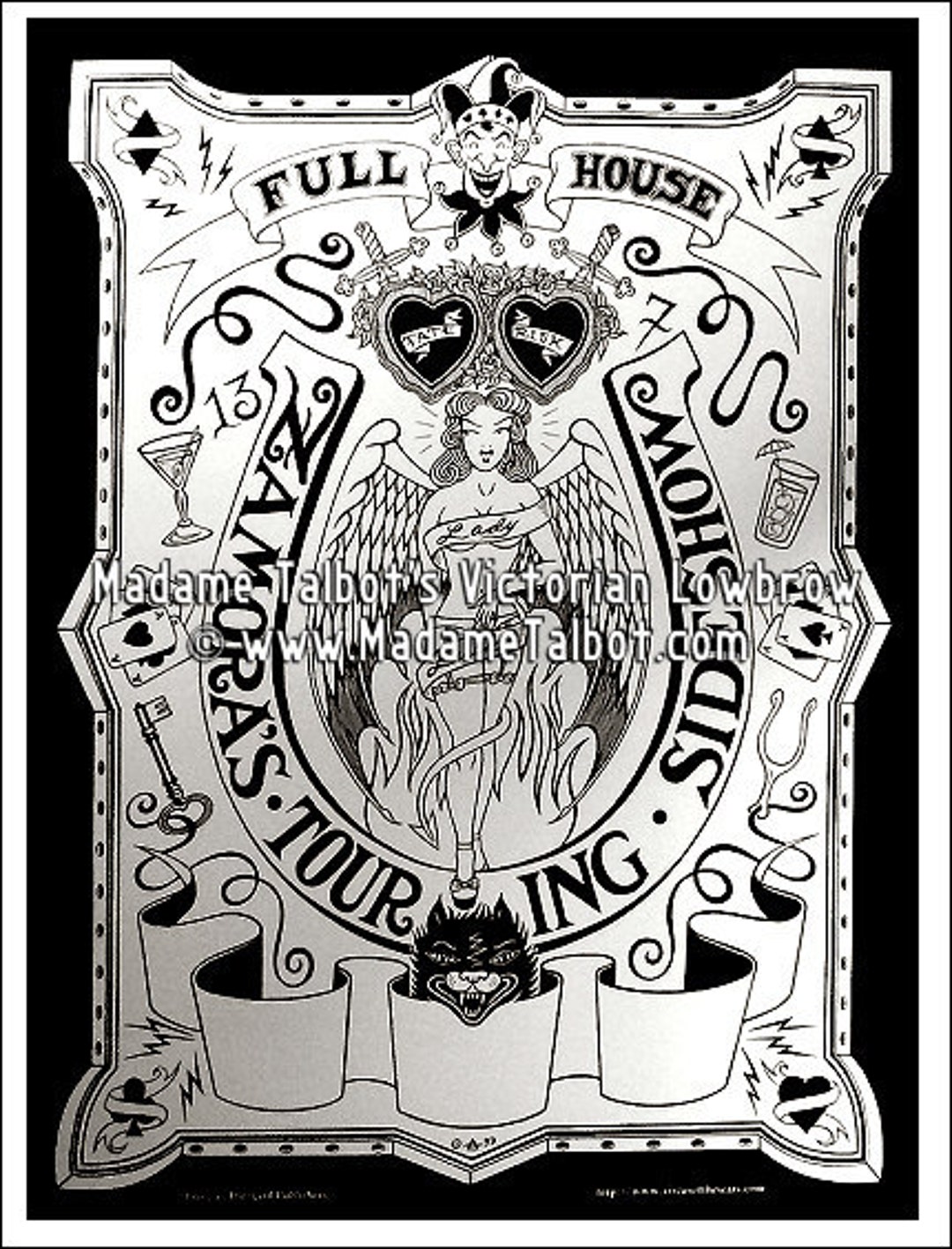 Zamora's Full House Circus Sideshow Pin up Poster - Etsy
